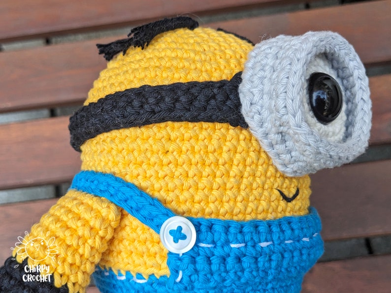 CROCHET PATTERN - Stuart the Minion- Amigurumi Beginner Friendly ...