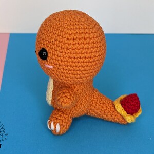 CROCHET PATTERN Charmander Amigurumi Beginner Friendly Pattern Starter ...