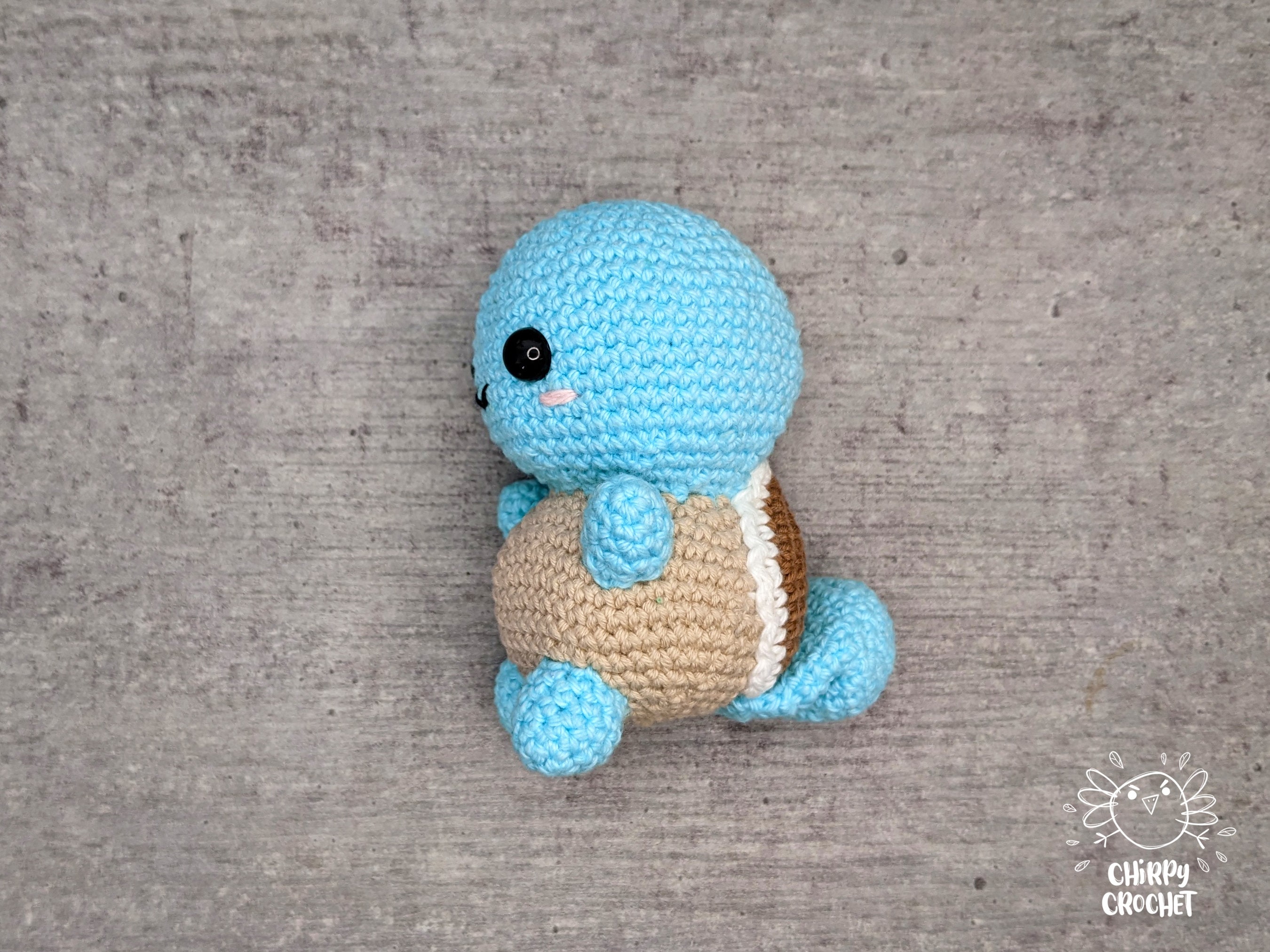 CROCHET PATTERN - Squirtle - Amigurumi Beginner Friendly Pattern ...