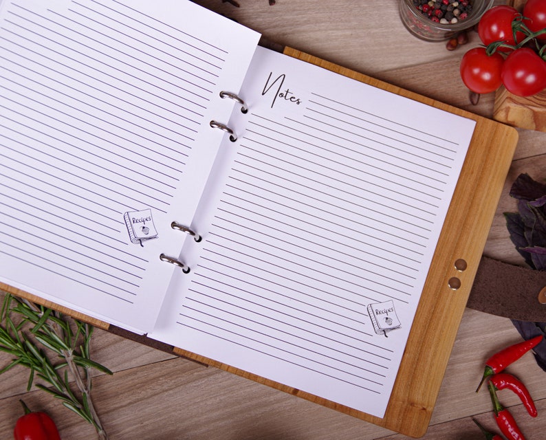 Family Recipe Book Recipe Journal Cook Notebook Fathers Day - Etsy