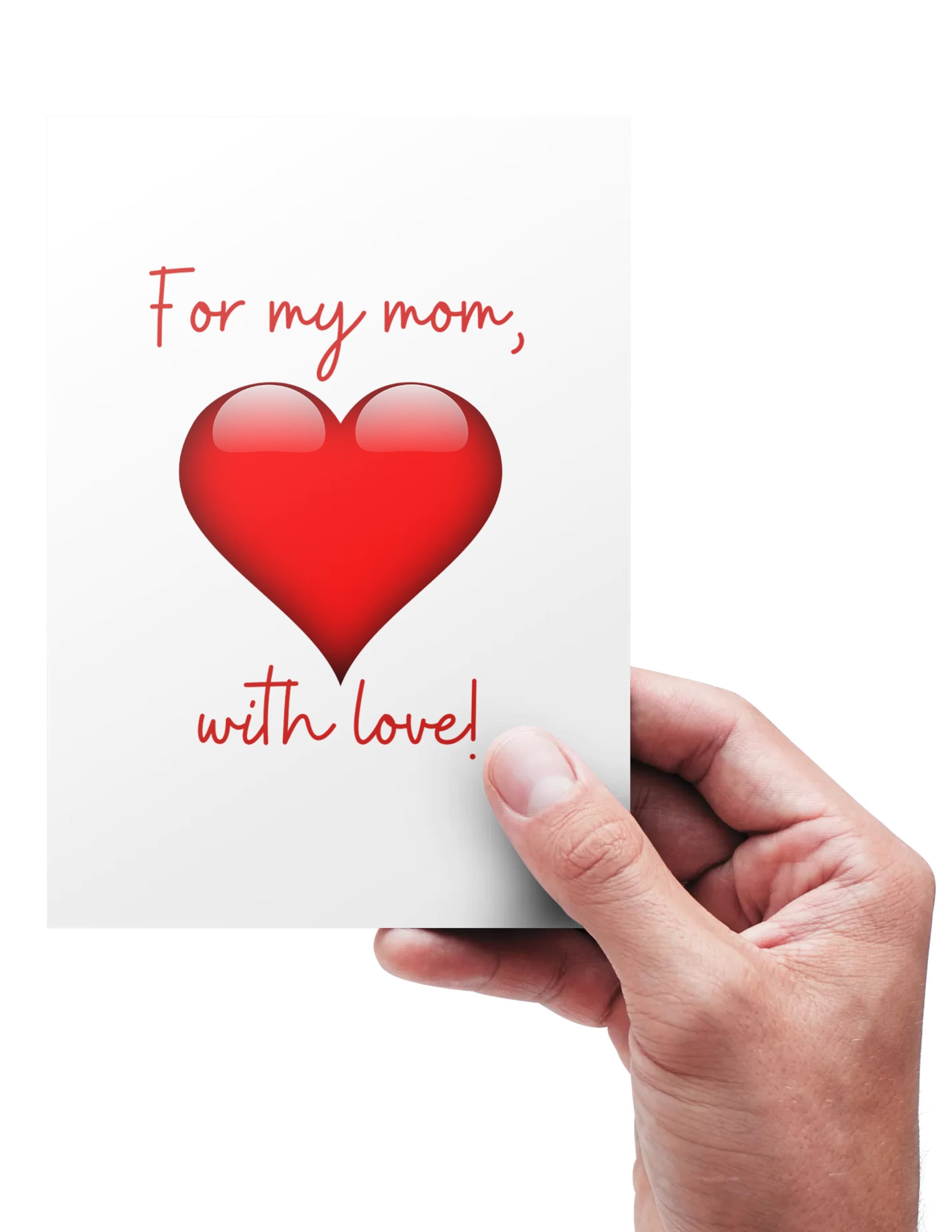 Printable Heartfelt Best Mom Greeting Card - Etsy