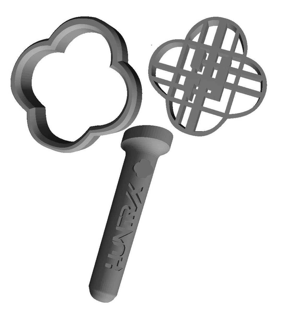 Huntrix Light Stick – 3D Printable STL File (kpop Demon Hunters ...