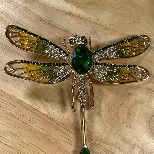 Dragonfly Brooch - Etsy