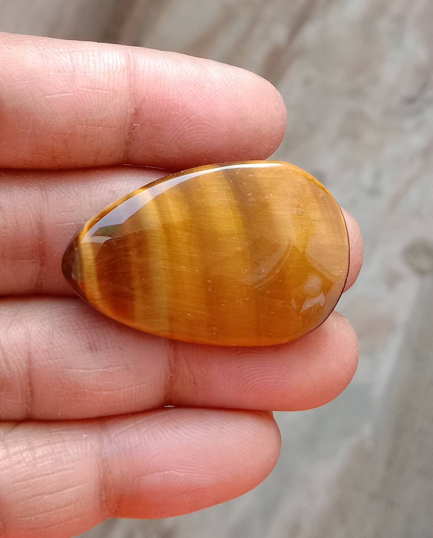 Craft Supplies & Tools Natural multi tiger cabochon,32x26mm,56cts ...