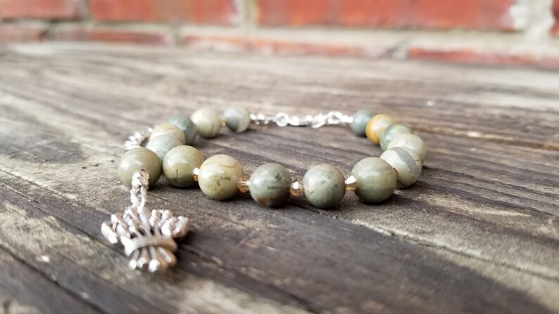 Demeter, Greek Goddess of Agriculture Prayer Bead Bracelet Jasper - Etsy