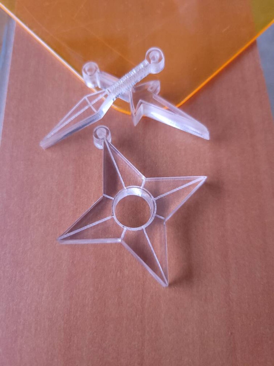 Shuriken/kunai Keychain - Etsy