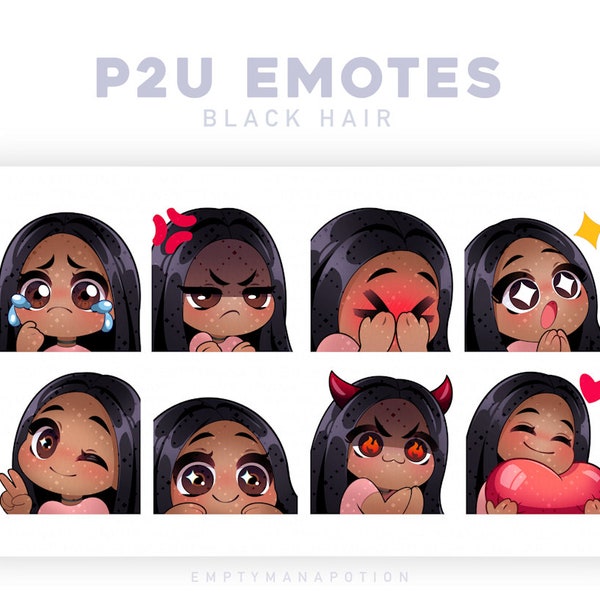 Twitch Emotes Black Girl - Etsy