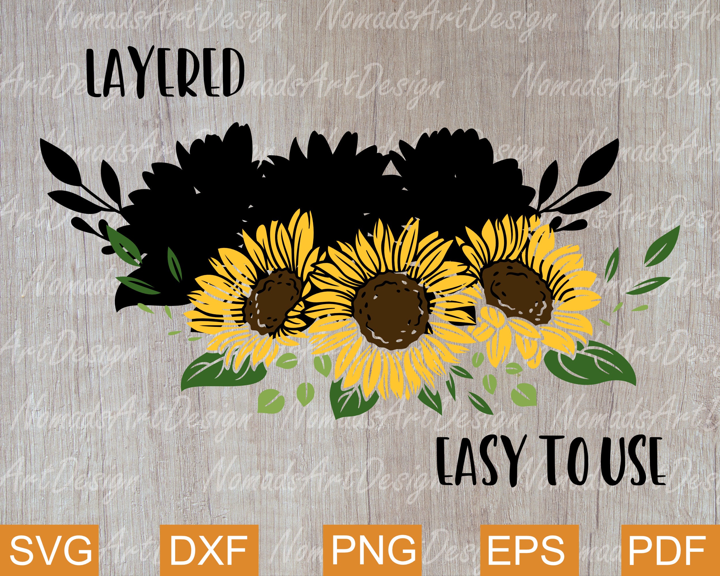 Sunflower Svg Sunflower Border Svg Sunflower Frame Svg | Etsy Canada