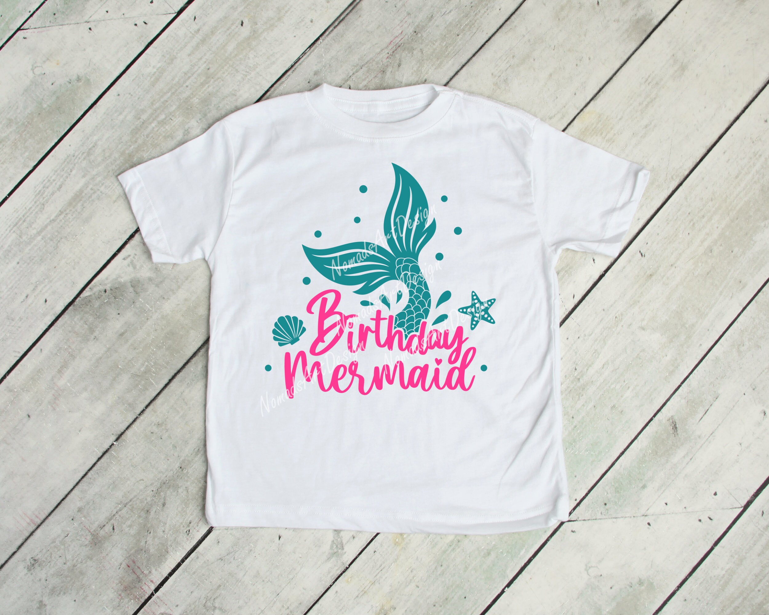 Birthday Mermaid Svg Birthday Girl Svg Mermaid Birthday Svg | Etsy