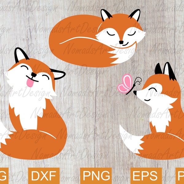 Sleeping Fox - Etsy
