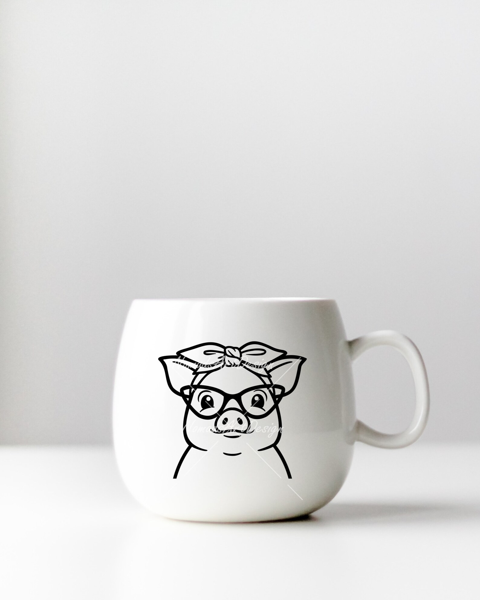 Pig With Glasses Svg Funny Pig Svg Bandana Pig Svg Pig With - Etsy Canada