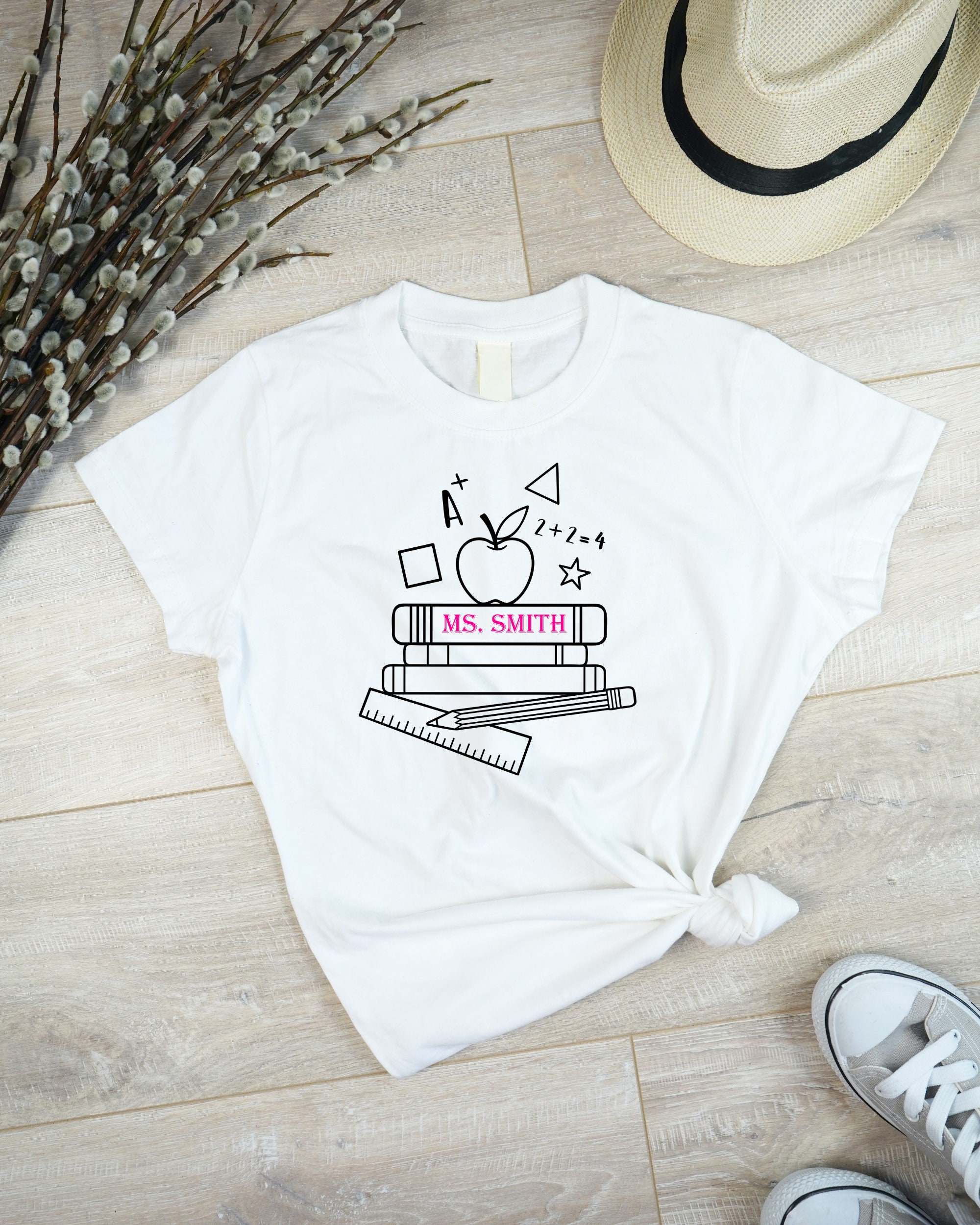 Teacher Monogram Svg Teacher Cut File Teacher Sign Svg - Etsy