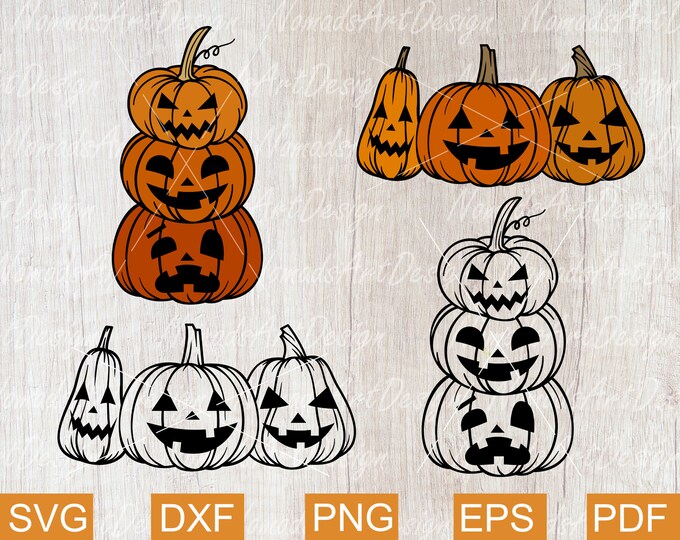 Jack O Lantern Svg, Pumpkin Cut File, Halloween Svg Files, Halloween ...