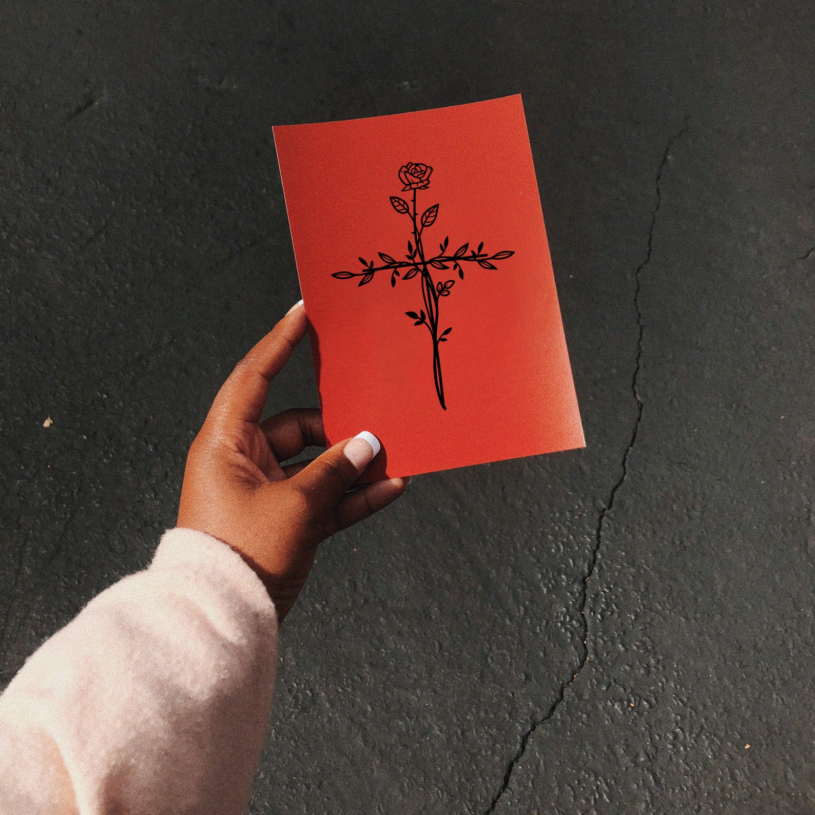 Floral Cross Svg Rose Svg Flower Cross Svg Faith Svg - Etsy