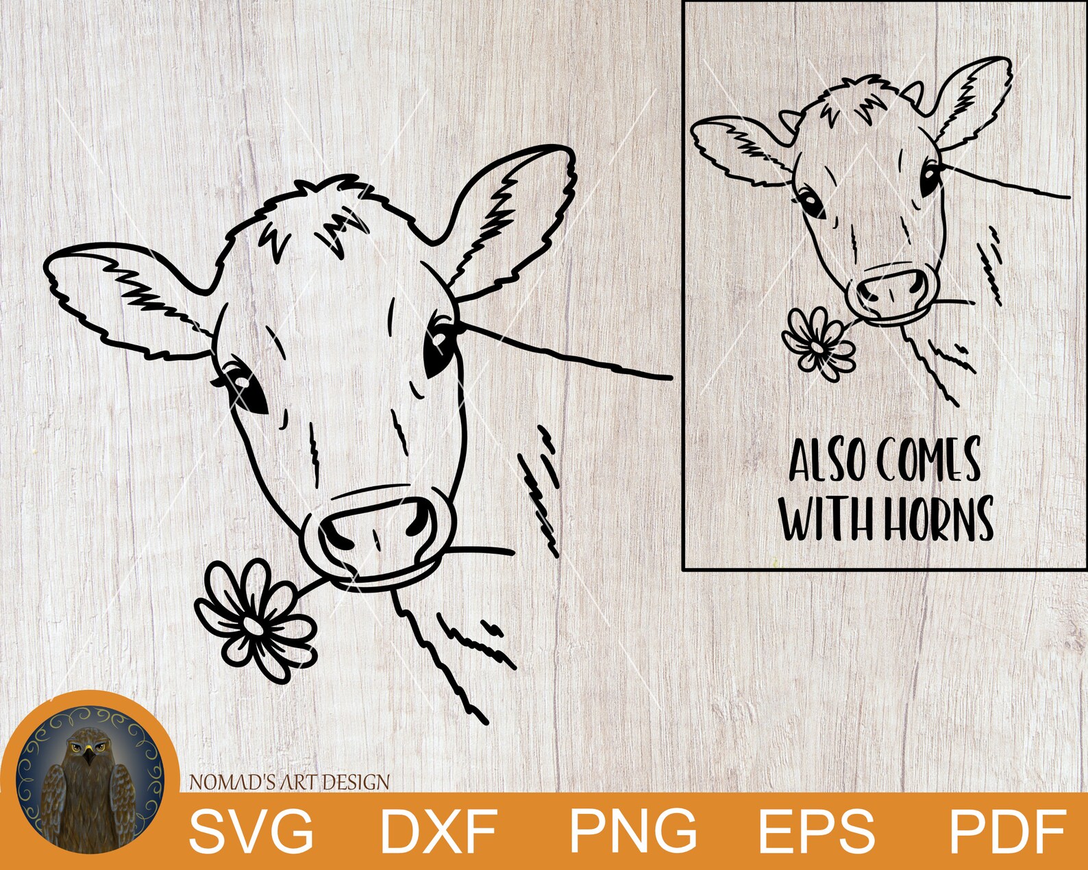 Cute Cow Svg Cow With Flower Svg Cow Face Svg Cow Head Svg - Etsy