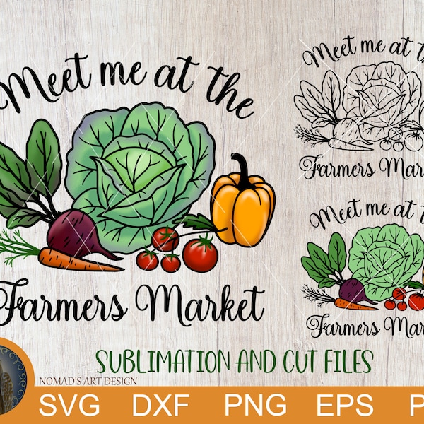 Farmers Market Svg - Etsy