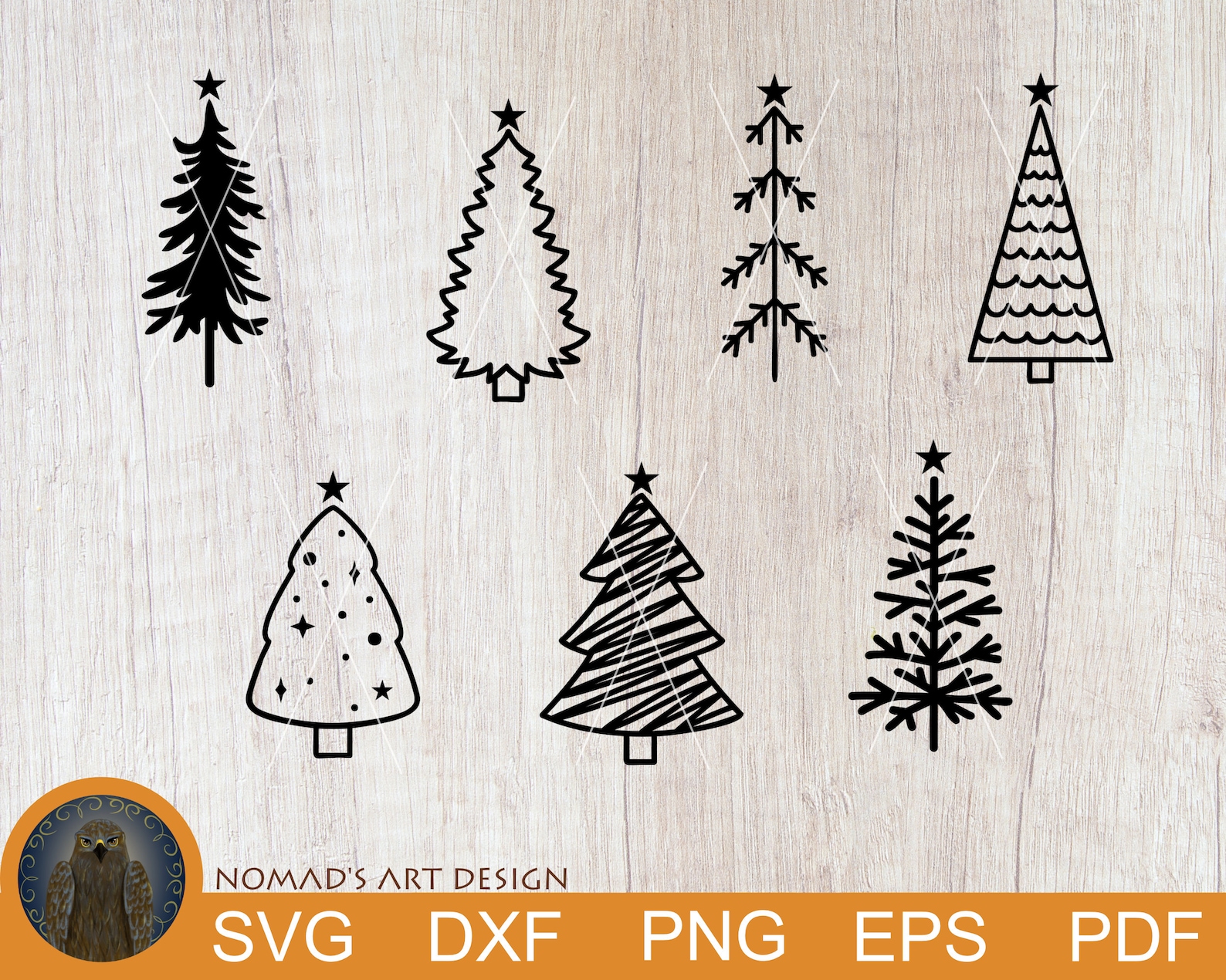 Christmas Tree Svg Xmas Trees Svg Christmas Clip Art New - Etsy