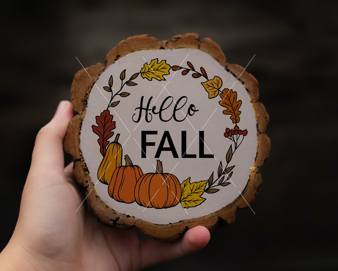 Fall Wreath Svg Pumpkin Wreath Svg Autumn Svg Fall Leaves - Etsy