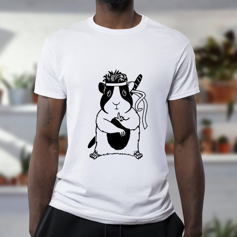 Guinea Pig Svg Ninja Svg Funny Pet Svg Funny Guinea Pig | Etsy