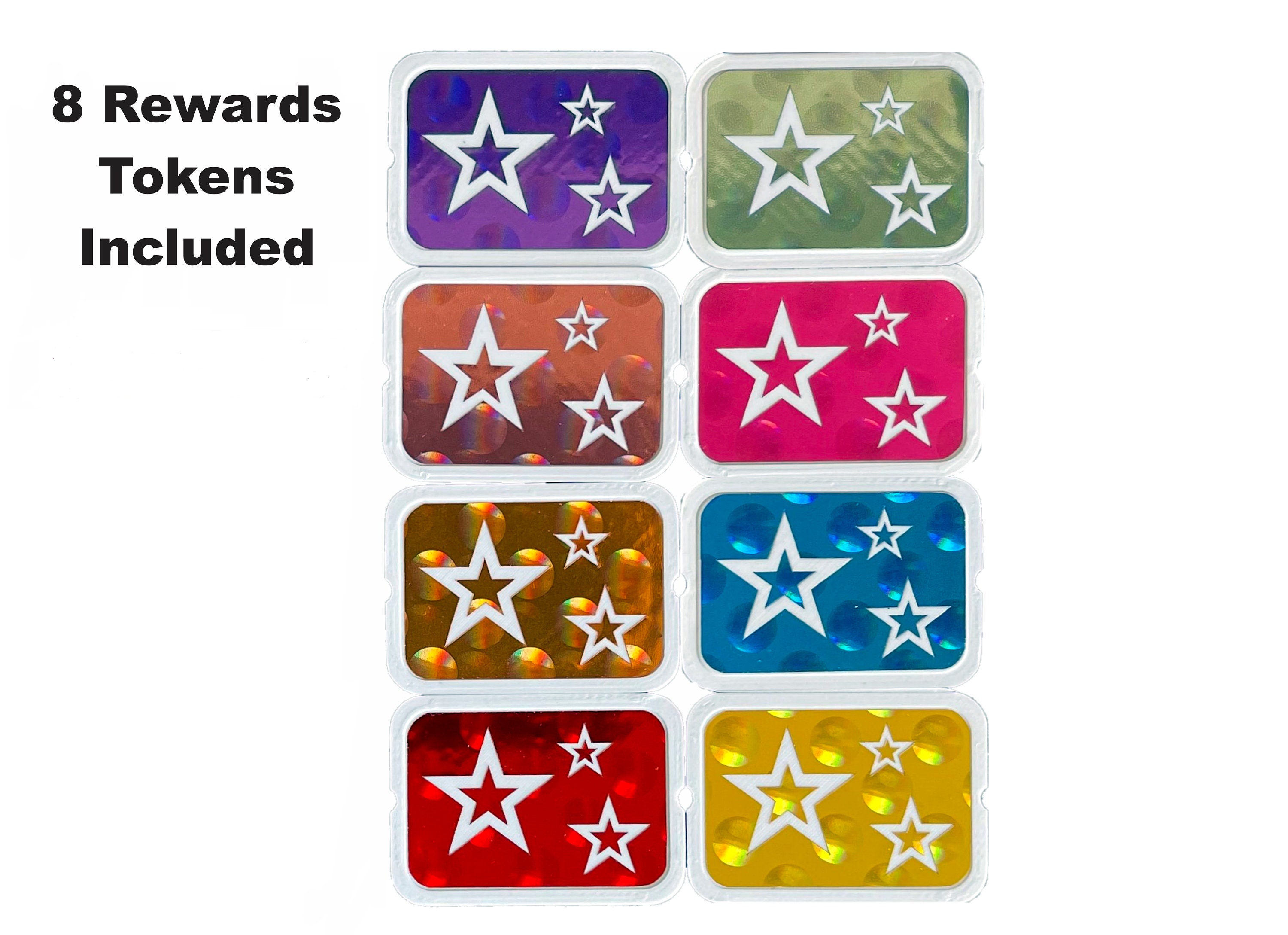 Magnetic Reward Checklist: Dry-erase Chore Chart With Stickers & Tokens ...