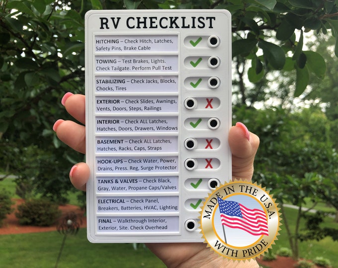 RV Maintenance Checklist | Camper Printable Inspection Checklists | RV ...