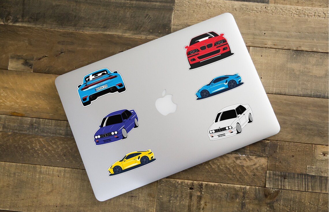 Porsche 911 Turbo S Sticker Decal Gift Laptop Sticker - Etsy
