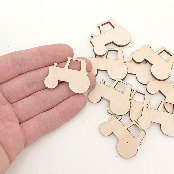 Wooden Craft Tractor - Etsy