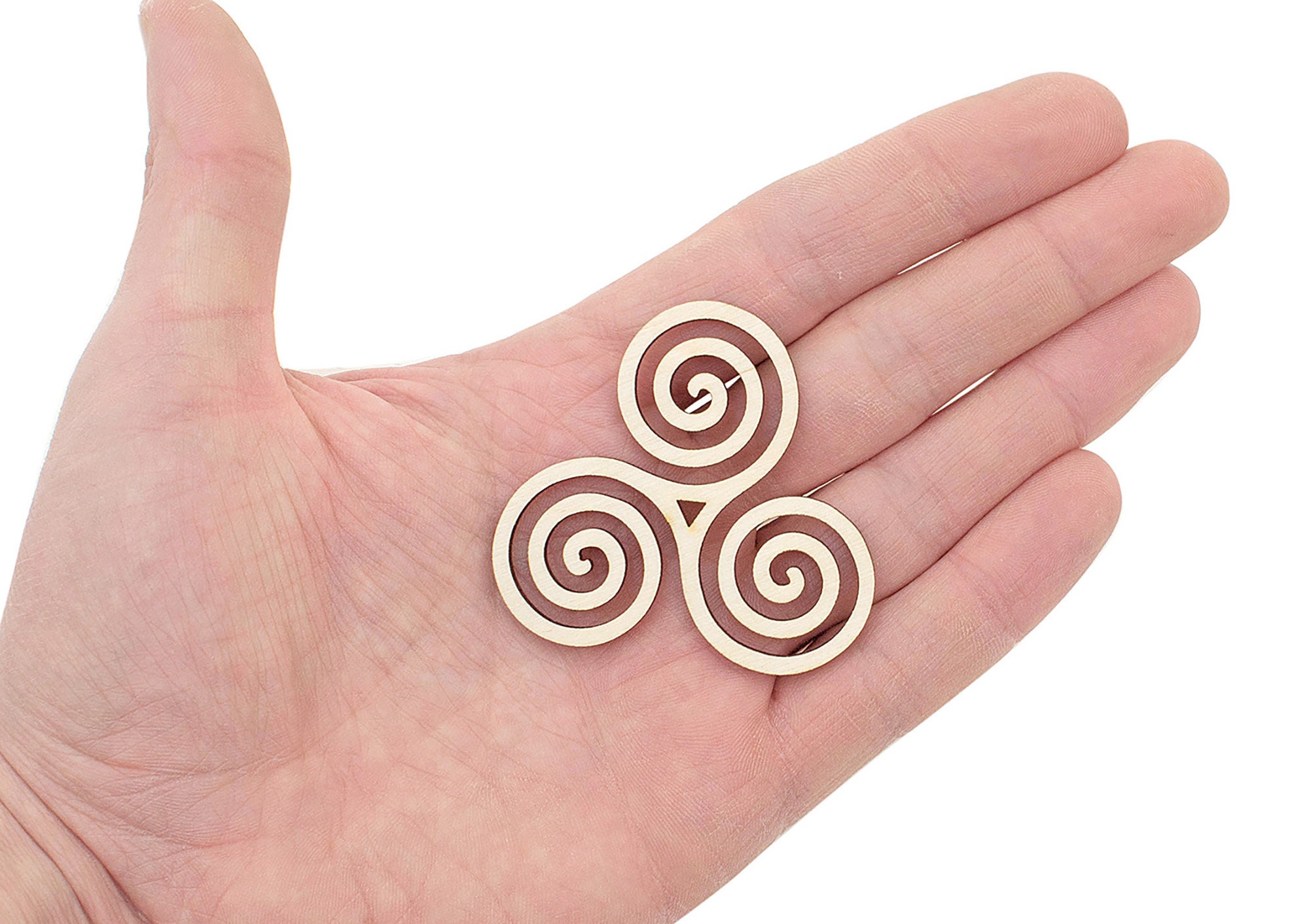 Wooden Triskelion Shape 5cm Celtic Symbol Cutout - Etsy Australia