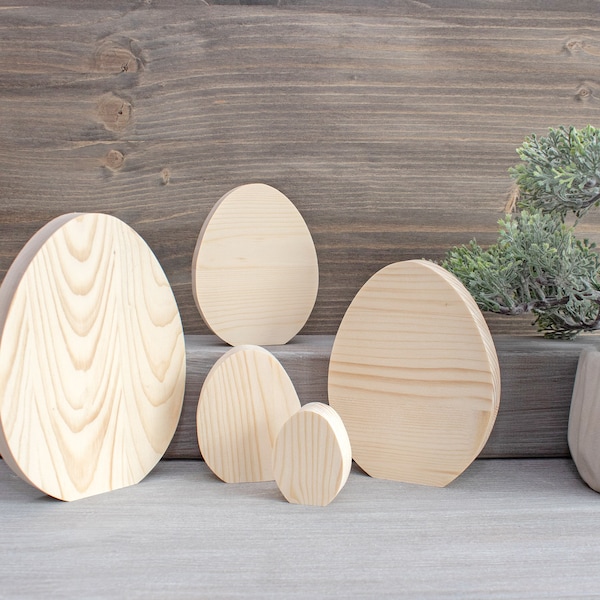 Wooden Eggs - Etsy
