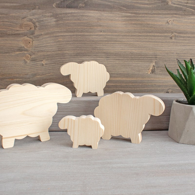 Wooden Sheep - Etsy