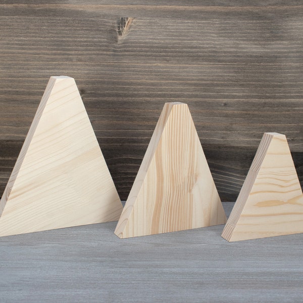 Triangle Cutout - Etsy