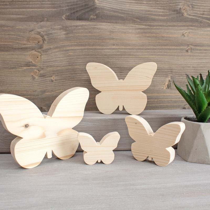 Wooden Butterfly - Etsy