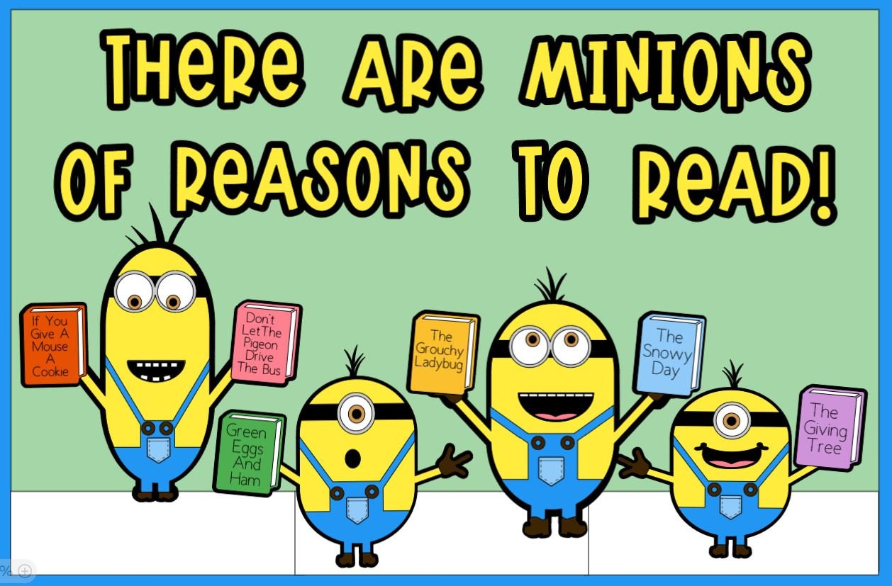 There Are Minions of Reasons to Read Bulletin Board Kit, School ...