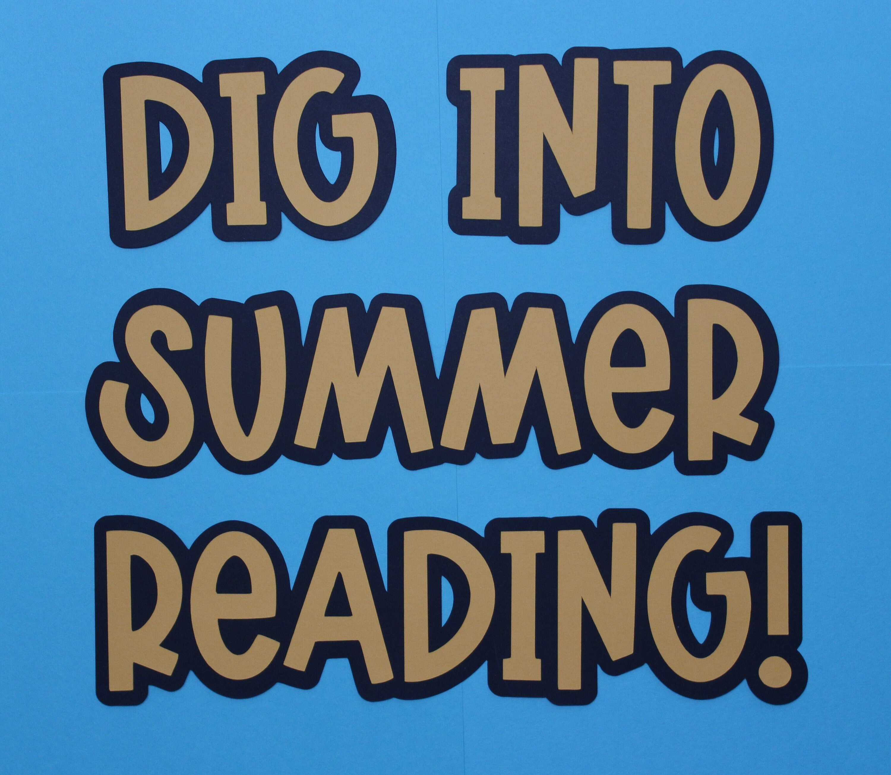 Dig Into Summer Reading Bulletin Board Kit Summer Reading | Etsy