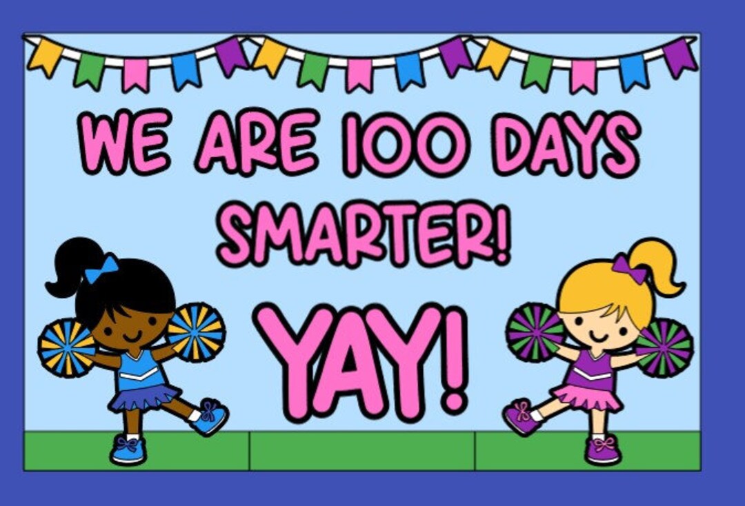 We Are 100 Days Smarter Bulletin Board Kit, 100th Day of School ...