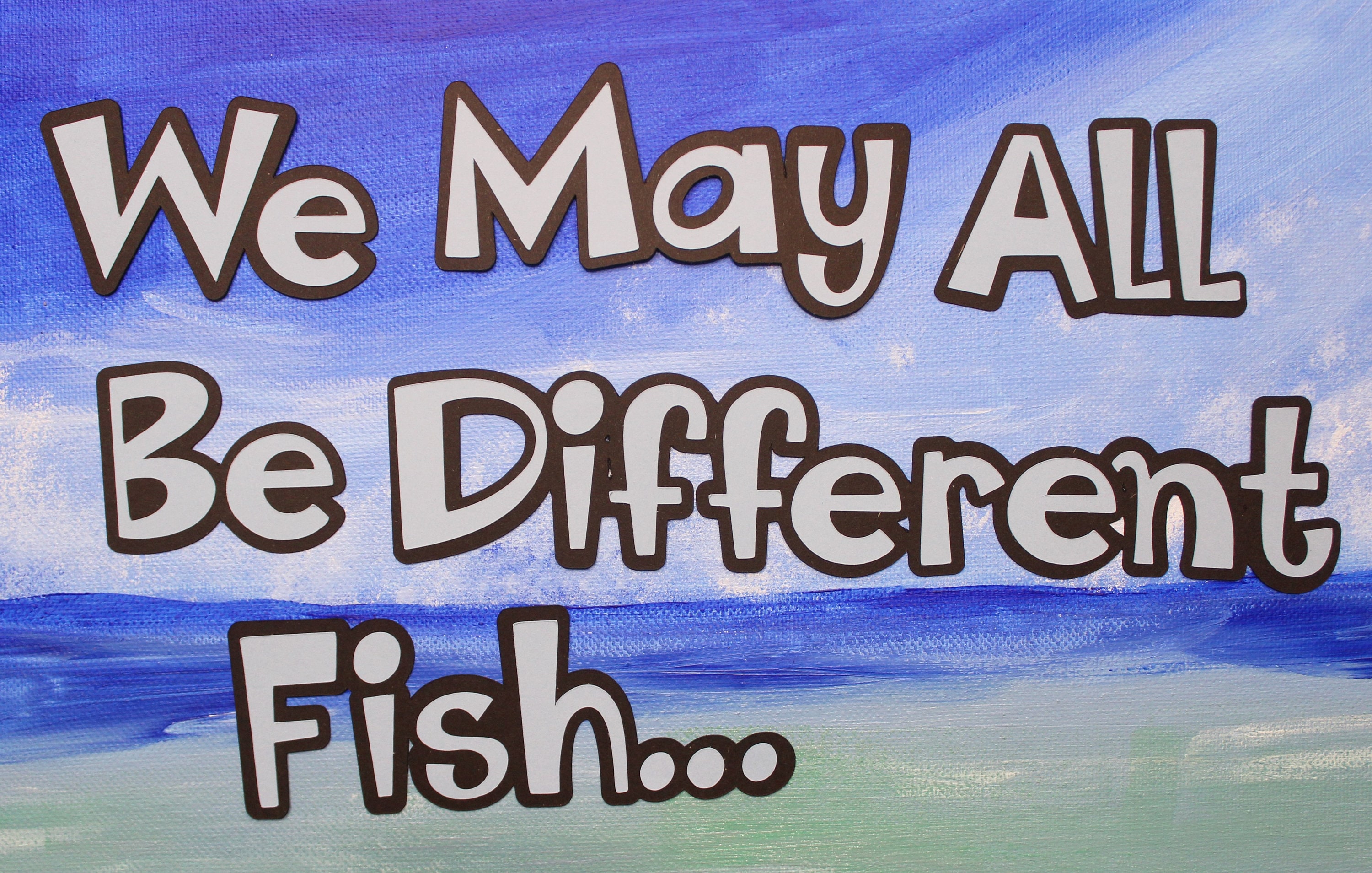 We All Swim Together Bulletin Board Kit: School Classroom Decor - Etsy