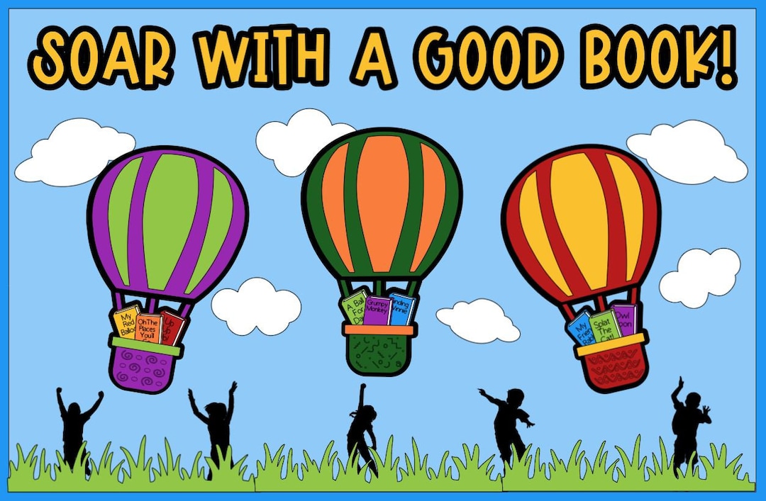 Soar With A Good Book!, Bulletin Board Kit, School, Reading, Teacher ...