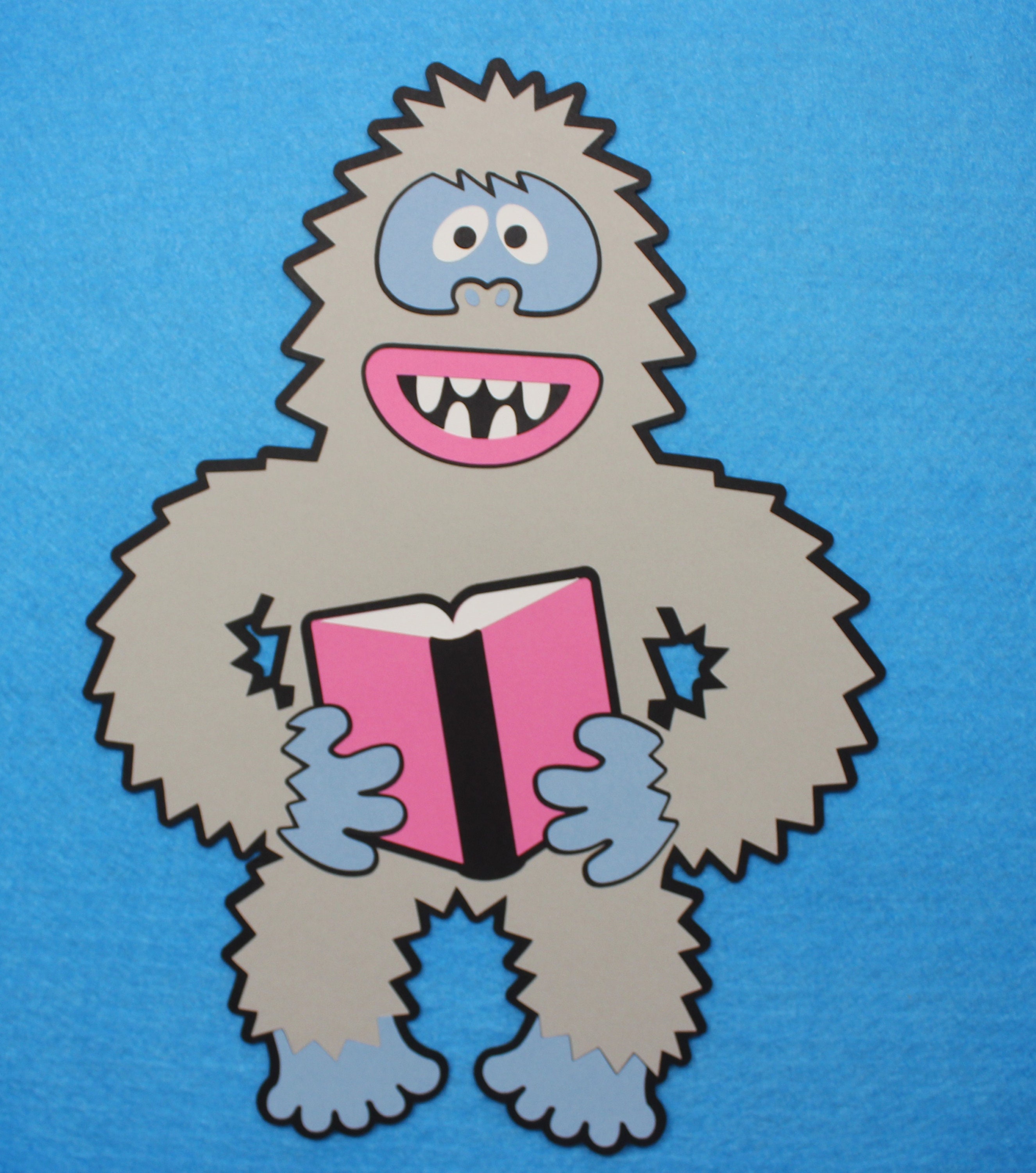 Yeti Reading Bulletin Board Kit: Winter Classroom Decor - Etsy