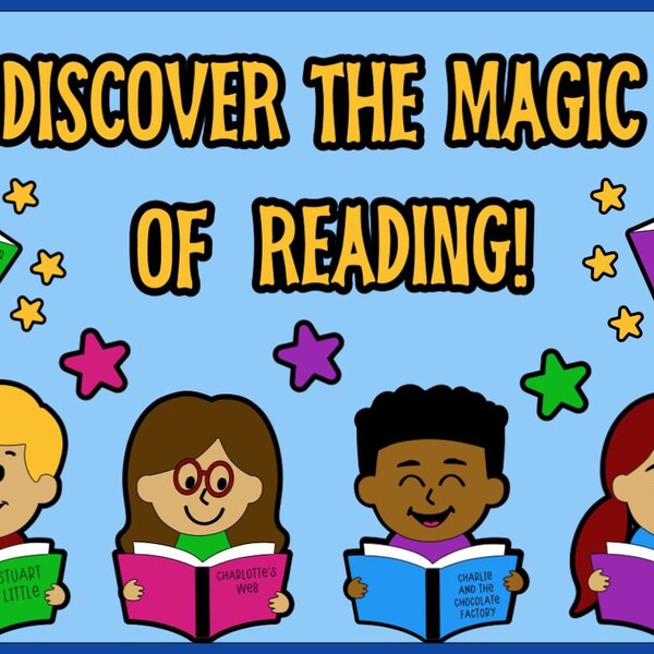 Magic of Reading Bulletin Board - Etsy