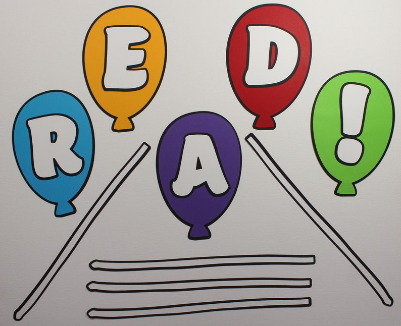 READ Bulletin Board Kit School Reading Classroom Library - Etsy