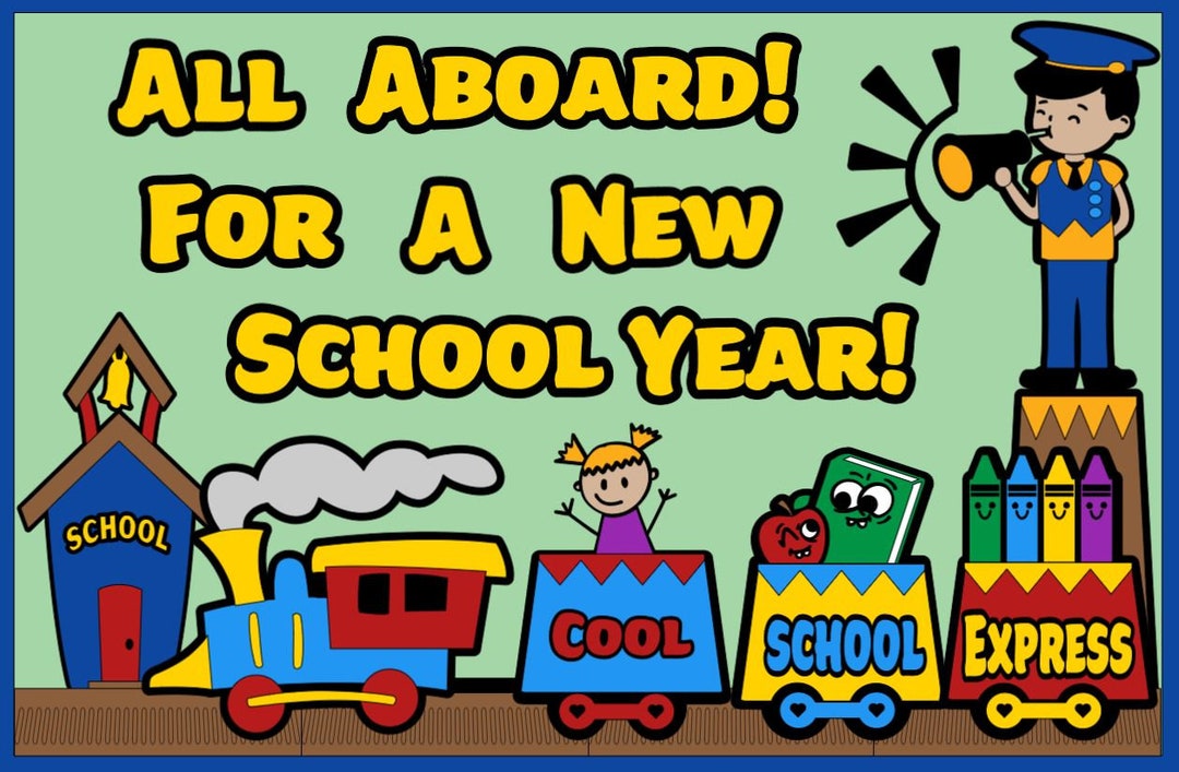 Train Theme Bulletin Board Kit: Back to School Classroom Decor - Etsy