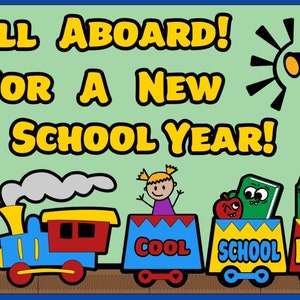 Train Theme Bulletin Board Kit: Back to School Classroom Decor - Etsy