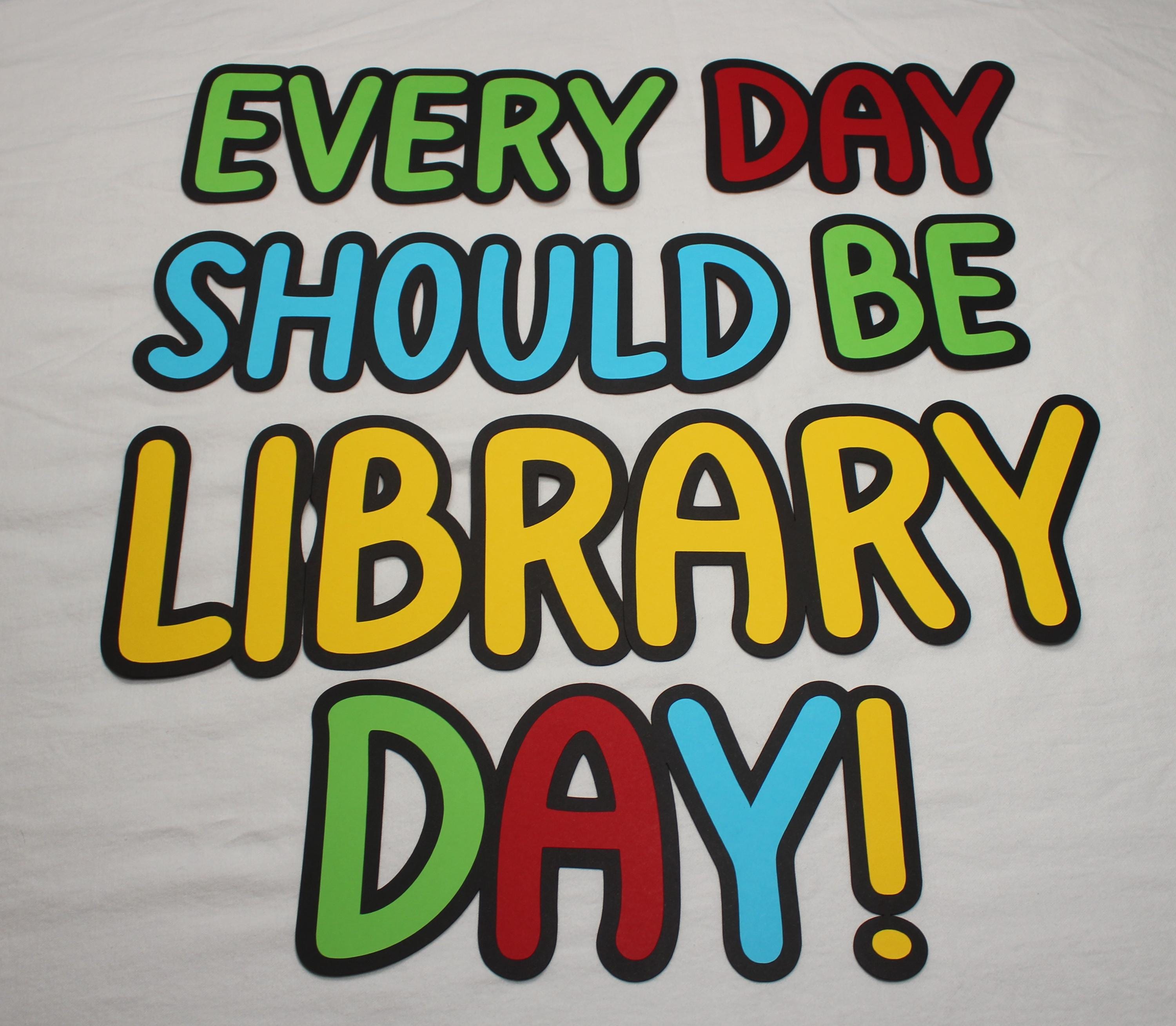 Library Day Bulletin Board Kit: Classroom Door Decoration - Etsy