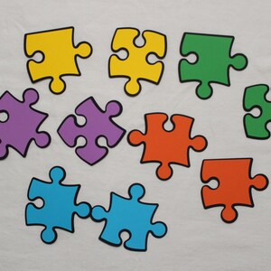 Puzzle Piece Bulletin Board Kit: Classroom, Library, School Decor - Etsy
