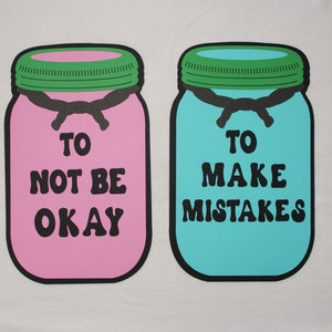 It's Okay Bulletin Board Kit: Mental Health Decor - Etsy