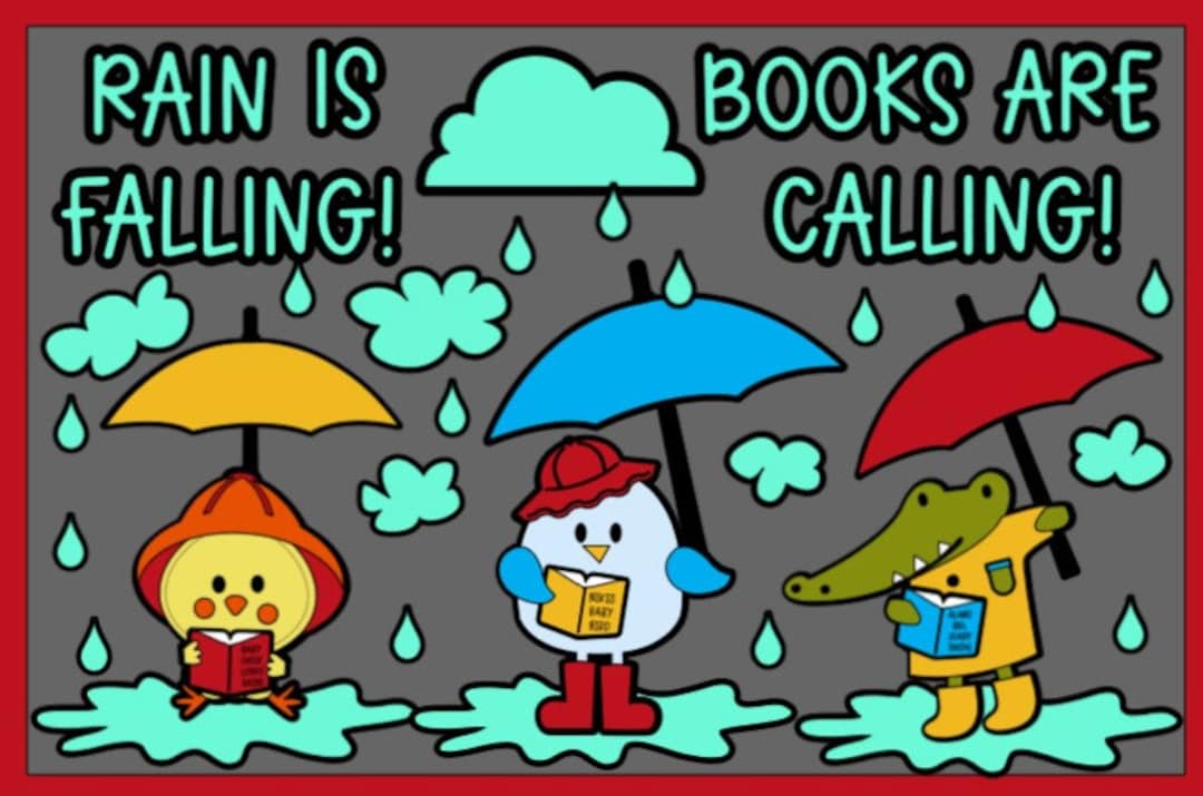 Rain Books Bulletin Board Kit: Classroom Library Door Decoration - Etsy