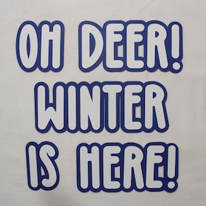 Winter Reindeer Bulletin Board Kit: Classroom Door Decoration - Etsy