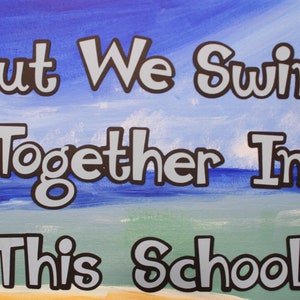 We All Swim Together Bulletin Board Kit: School Classroom Decor - Etsy