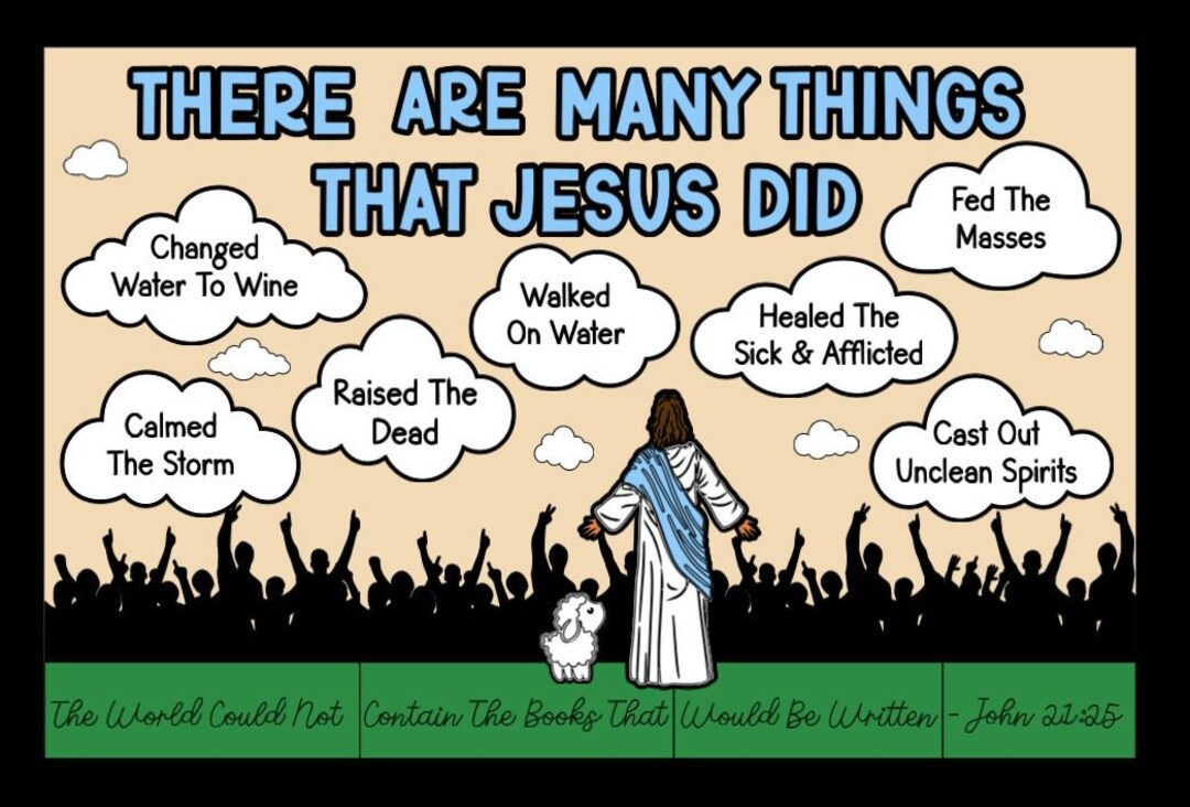 Jesus Miracles Bulletin Board Kit: Christian School Decor - Etsy