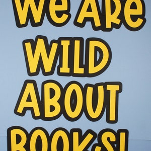 Wild About Books Bulletin Board Kit: Zoo Animals Classroom Decor - Etsy